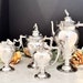 Antique Meridian Britannia Tea Set / Silver Plated Tea Set / Victorian ...