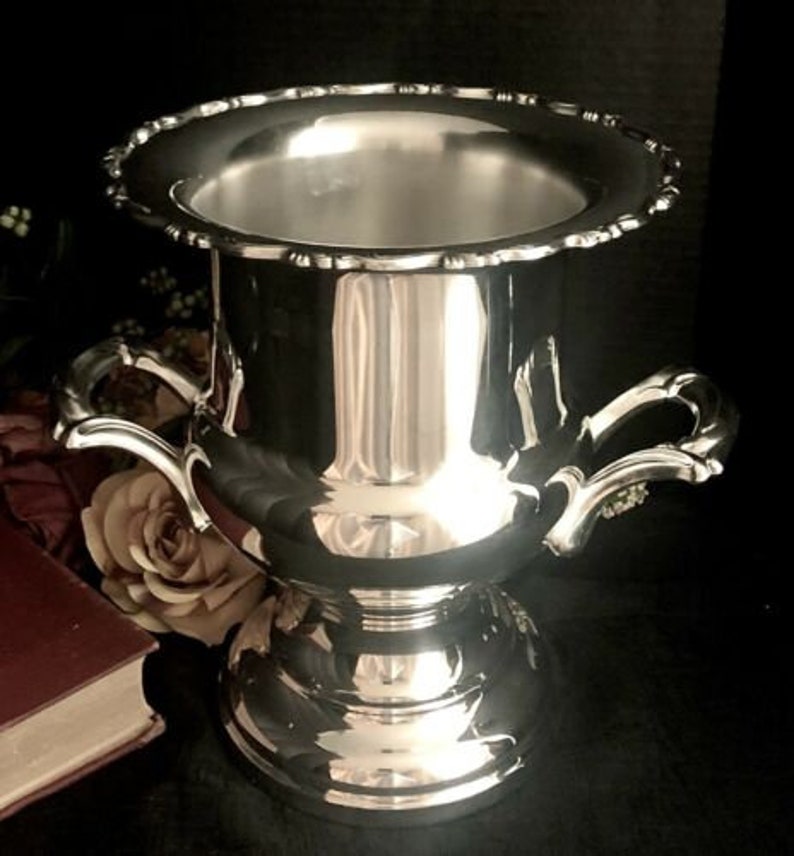 Champagne Bucket / Oneida Silver / Flower Vase / Ice Bucket / - Etsy