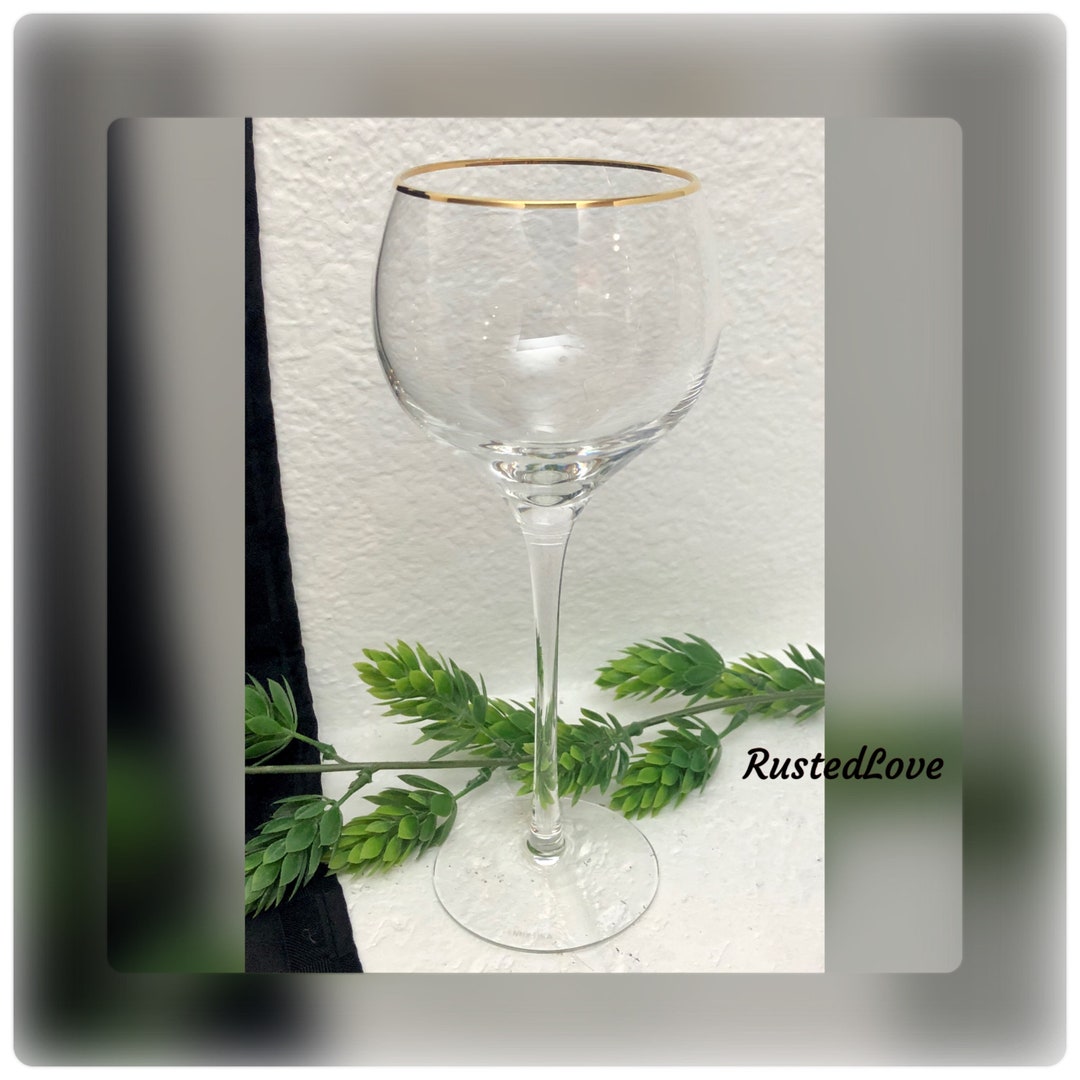 Vintage Lenox Wine Glass / Lenox Eternal Gold / Gold Trimmed - Etsy