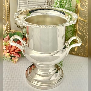 Champagne Bucket Silver Plated W&S Blackington / Vintage Silver Plated ...
