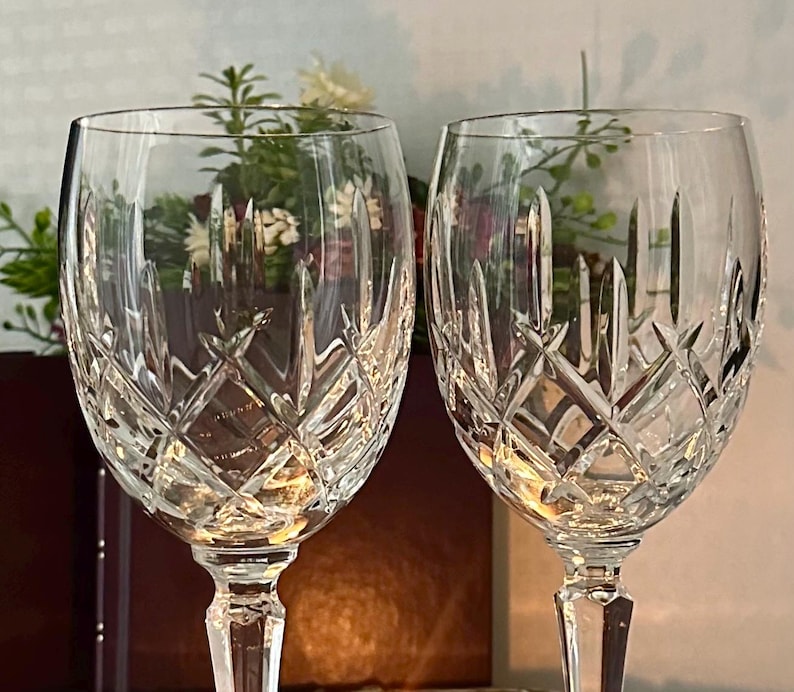 Vintage Gorham Lady Anne Crystal Wine Glasses, Set of 2 - Etsy
