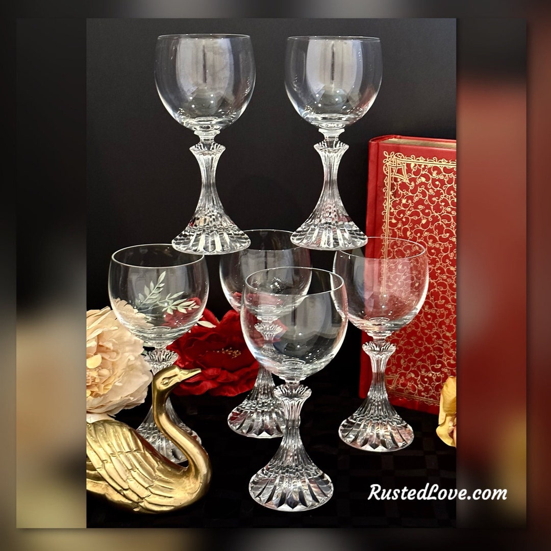 Mikasa the Ritz Wine Glasses / the Ritz Wine Glasses / Mikasa Wine ...