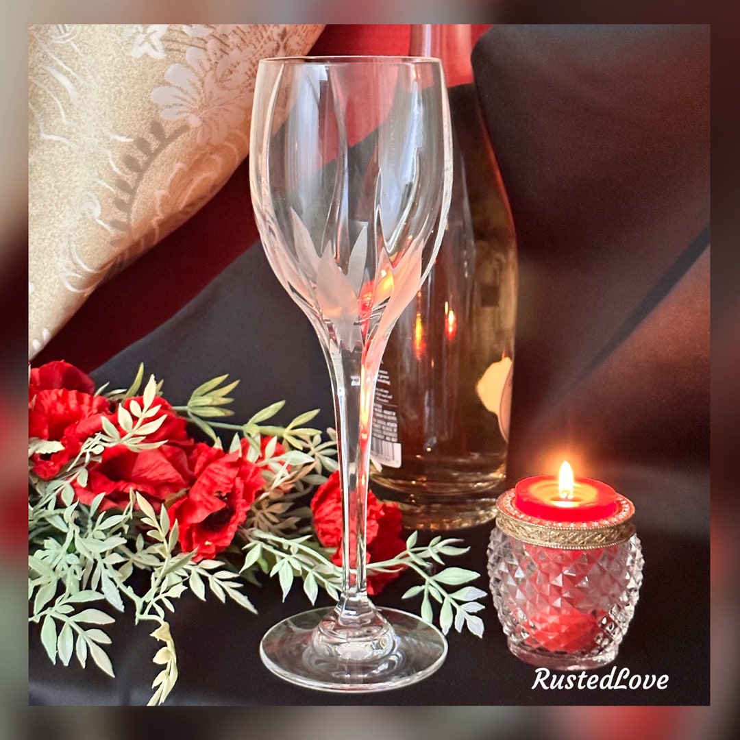 Mikasa Imperial Goblet /mikasa Flame D'amore Imperial Goblet / Mikasa ...