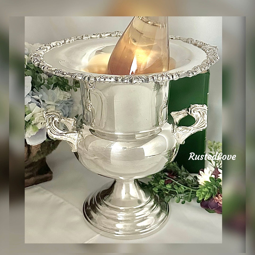 Vintage Sheridan Silver Plated Champagne Bucket / Sheridan Silver Wine ...