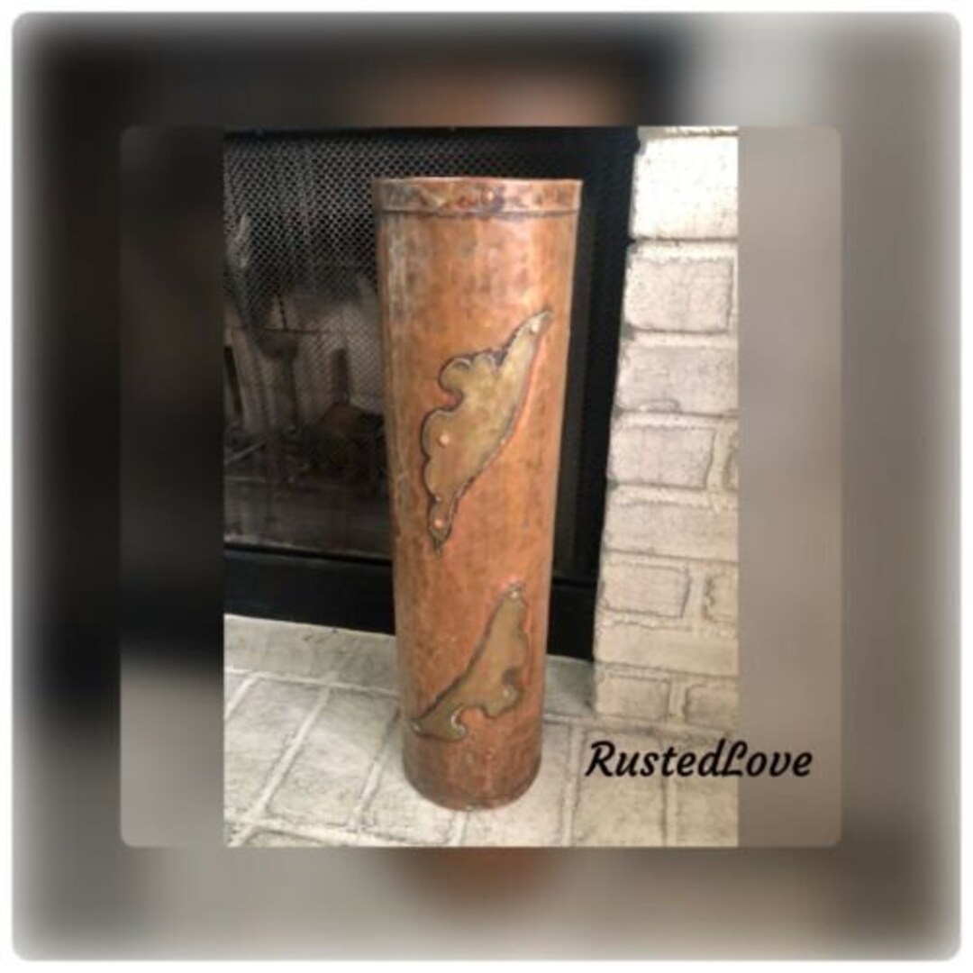 Copper Floor Vase / Artisan Hand Crafted /copper Planter / - Etsy