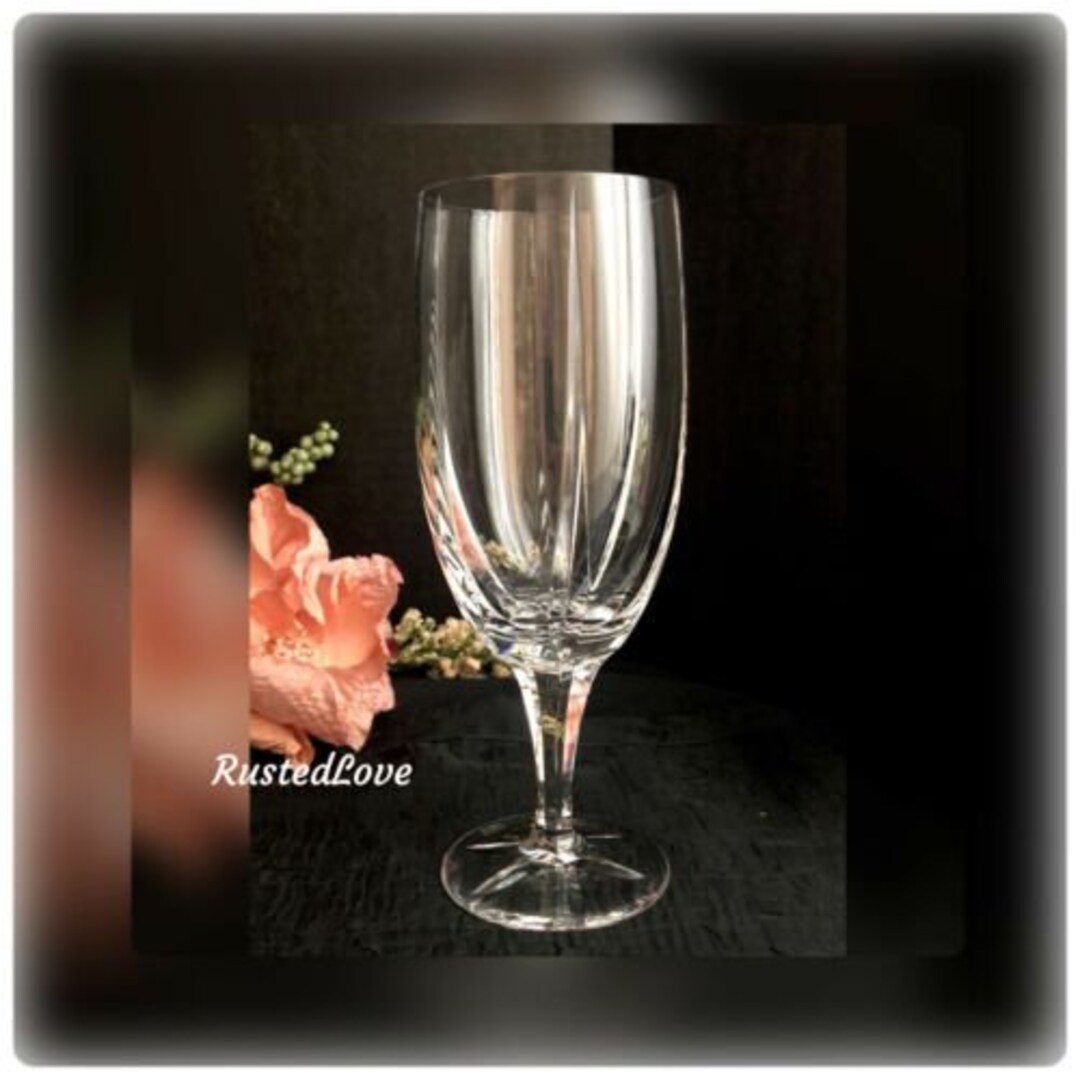 Rogaska Tulipe Ice Tea Glass / Rogaska Crystal Glass / Clear - Etsy