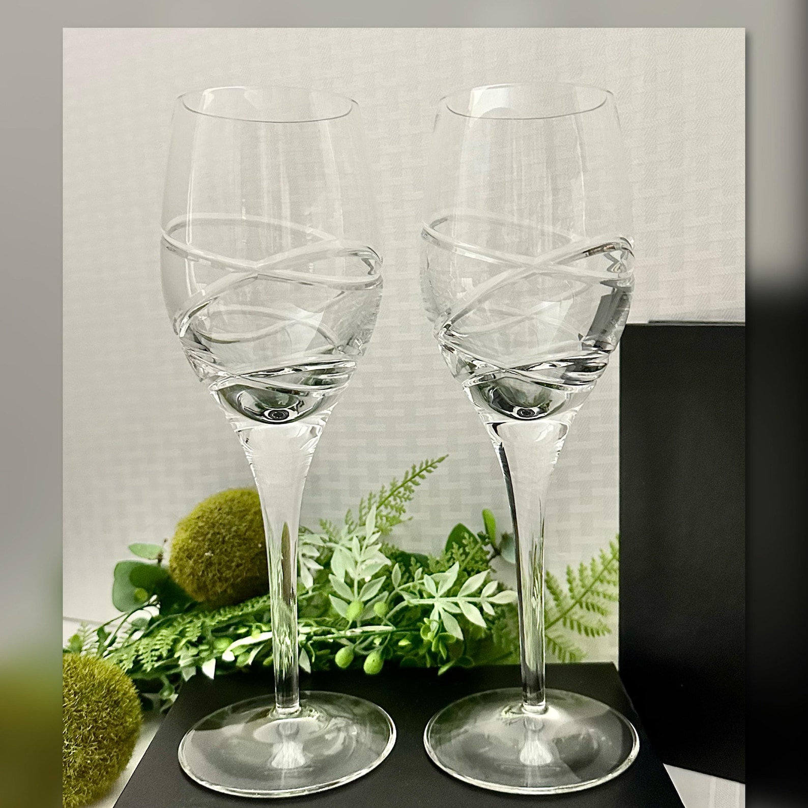 Edinburgh Eclipse Crystal Water Glasses / Vintage Edinburgh Eclipse ...