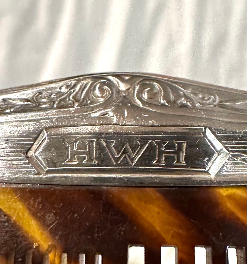 Antique Wallace Sterling Silver Dresser Set, Art Deco Monogrammed - Etsy