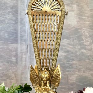 Fireplace Gargoyle Brass Fireplace Screen / Folding Peacock Fireplace ...
