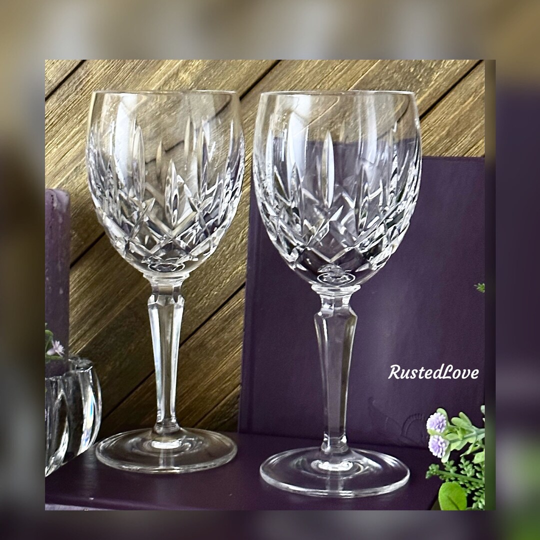 Water Glasses / Gorham Crystal / Lady Anne Glasses / Blown Glass ...