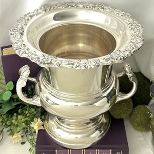 Vintage Champagne Bucket / FB Rogers Ice Bucket / Silver Plated Trophy ...