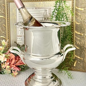 Champagne Bucket Silver Plated W&S Blackington / Vintage Silver Plated ...
