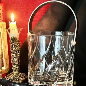 Mikasa Olympus Ice Bucket / Vintage Champagne Bucket / Mikasa Crystal ...