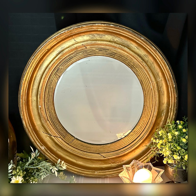 Antique Gold Mirrors - Etsy