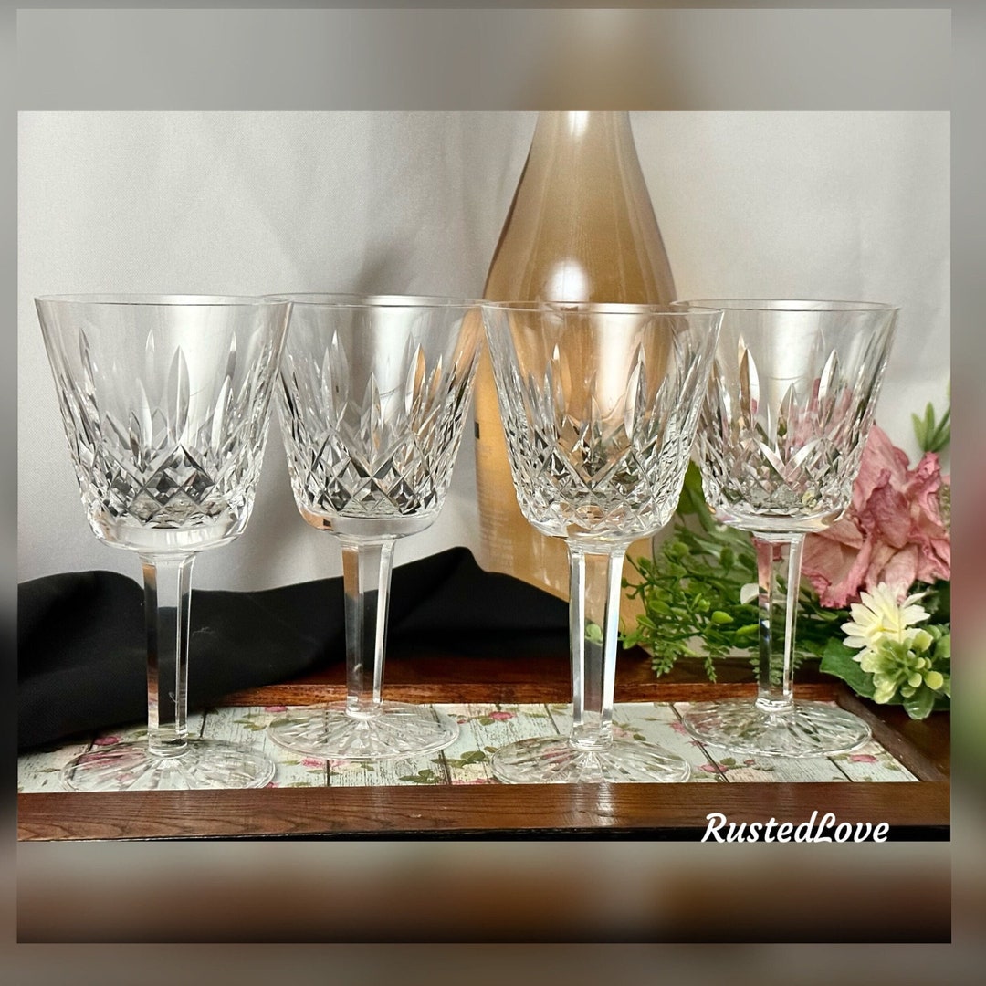 Waterford Lismore Wine Glasses Lismore Claret Wine Glasses Waterford Crystal Waterford