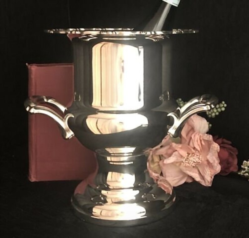 Champagne Bucket / Oneida Silver / Flower Vase / Ice Bucket / - Etsy