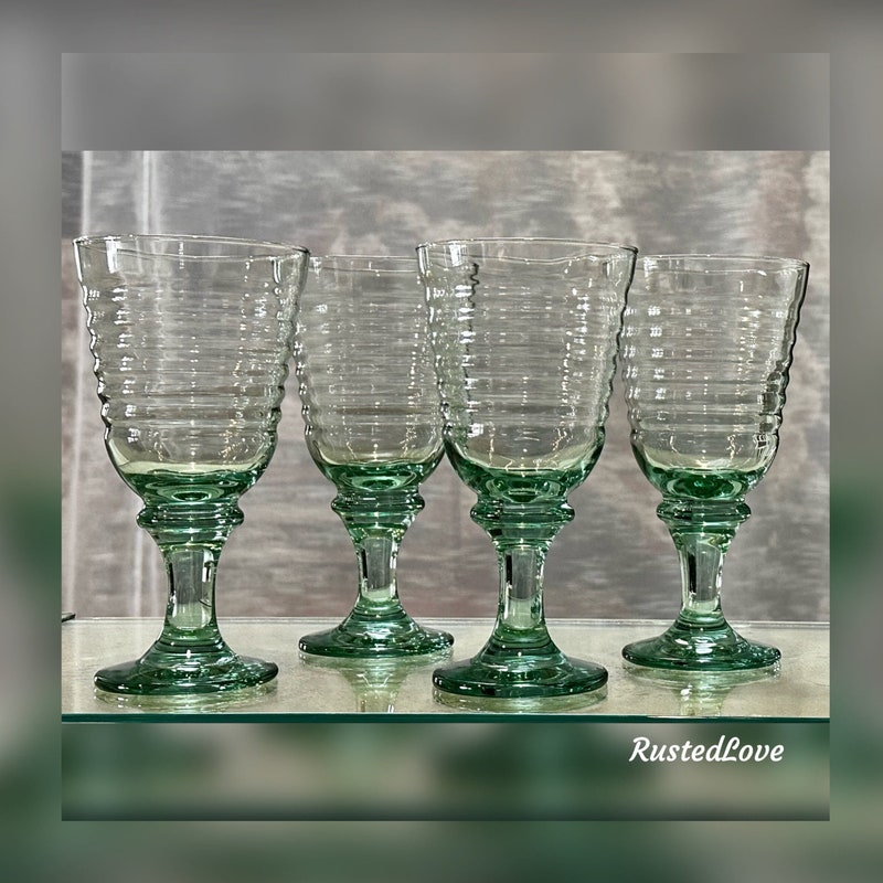 Green Glassware - Etsy