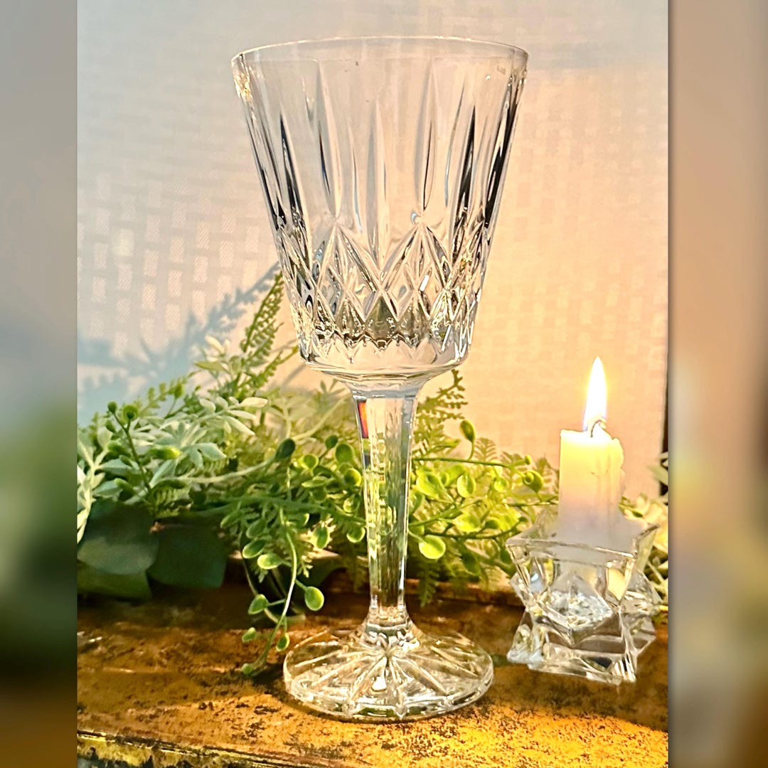 Godinger Caitlin Water Glass / Vintage Caitlin Godinger Glass / Caitlin ...