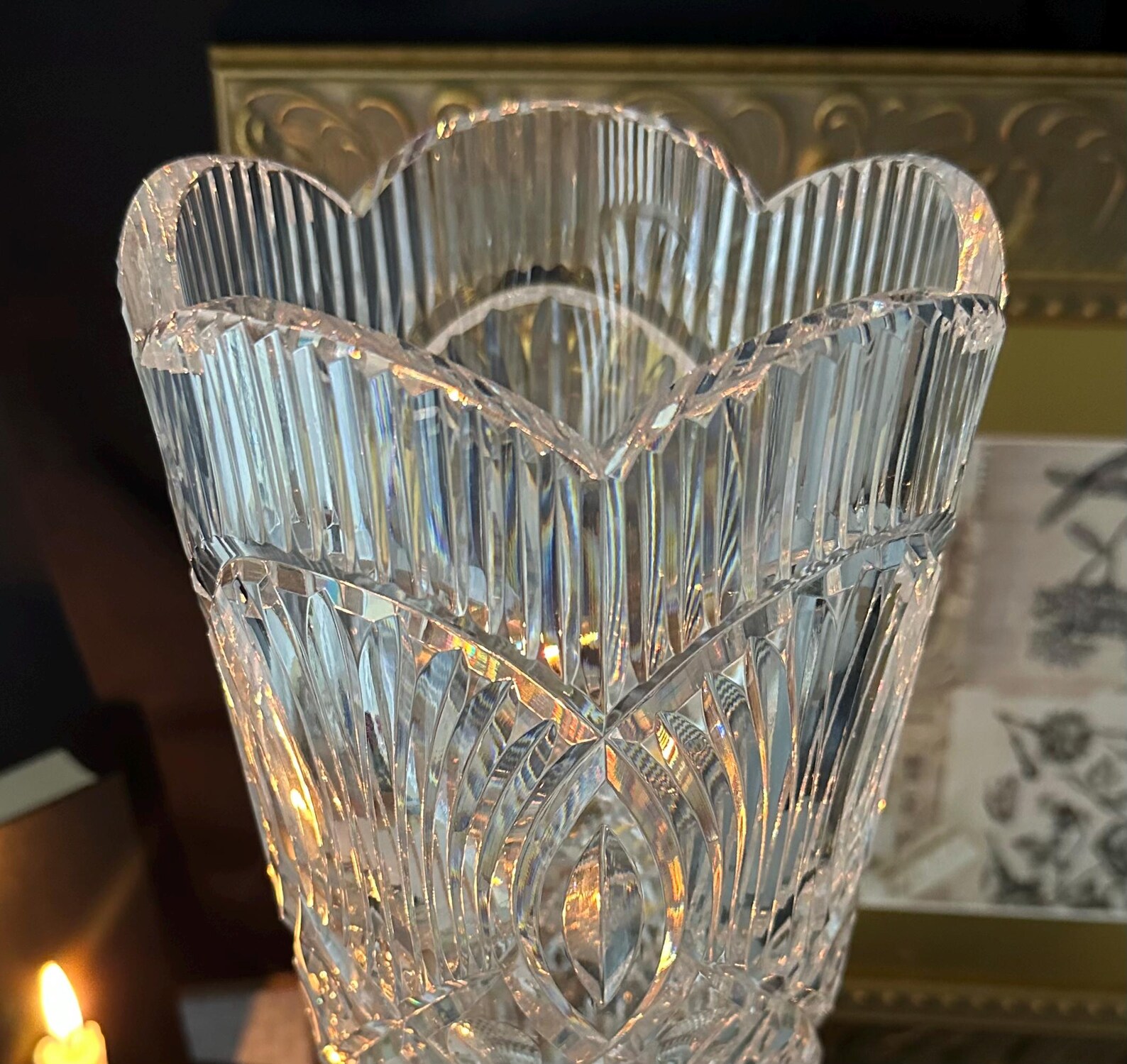 RARE Signed Waterford Crystal Vase, Jim O'leary Limited Edition, 15.5 ...