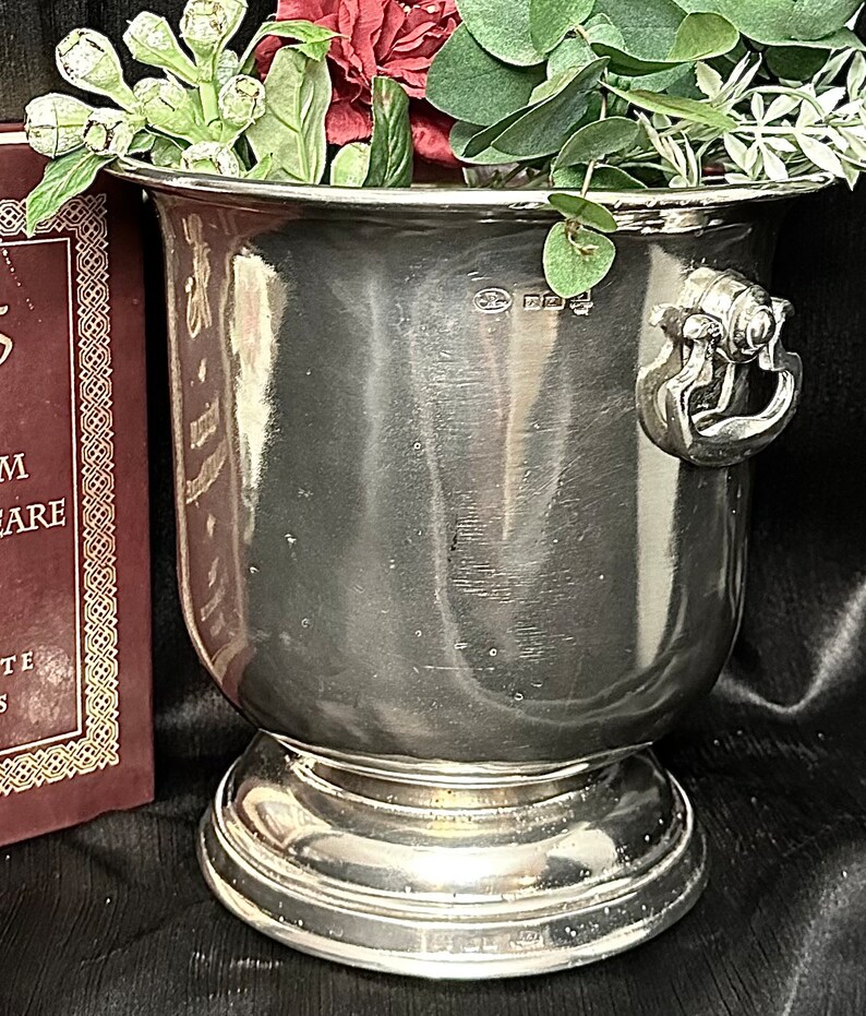 Pewter Ice Bucket / Vintage Champagne Bucket/ Valpeltro Artale - Etsy