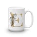 Golden Floral Monogram Letter E Mug, Unique Coffee Mugs, Novelty Coffee ...