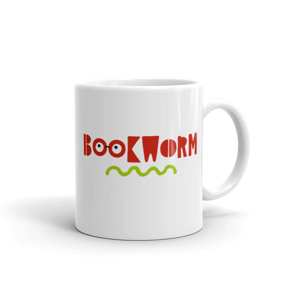 Teacher Mug - Bookworm ,funny School Teacher Mug Coffee Cup - Etsy
