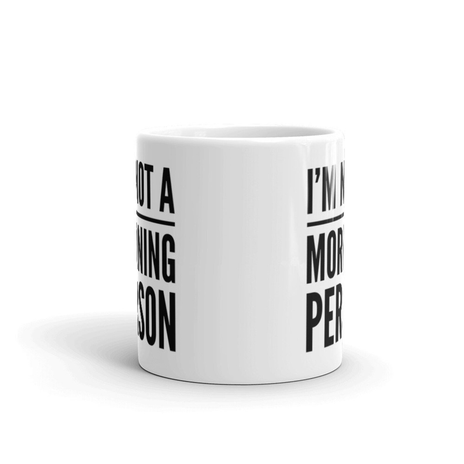 Funny Mug - I'M Not A Morning Person Mug, Unique Coffee Mugs, Novelty ...