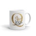 Golden Floral Monogram Letter Q Mug, Unique Coffee Mugs, Novelty Coffee ...