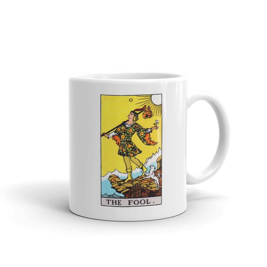 The Fool Tarot Card Mug, Unique Coffee Mug, Coffee Cup , Coffee Gifts ...
