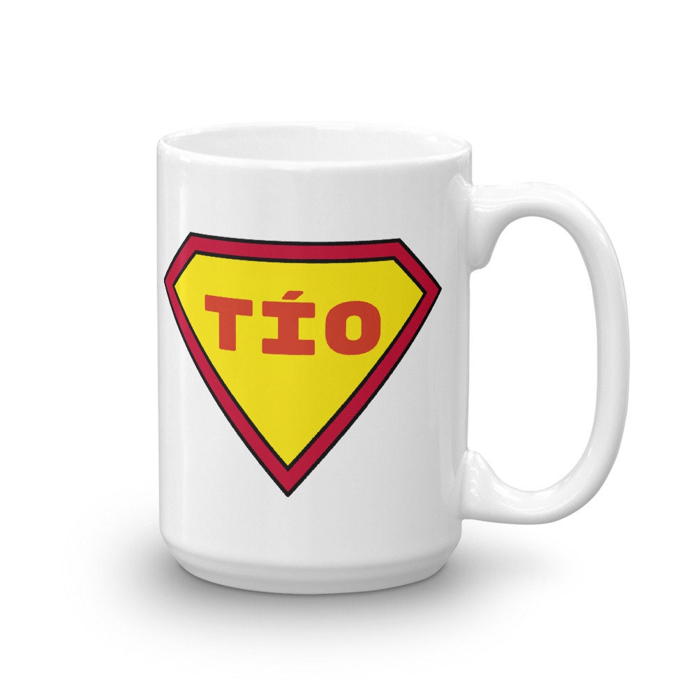 Tio Uncle Superhero Comic Mug Personalized Family Gift | Etsy