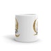Golden Floral Monogram Letter Q Mug, Unique Coffee Mugs, Novelty Coffee ...