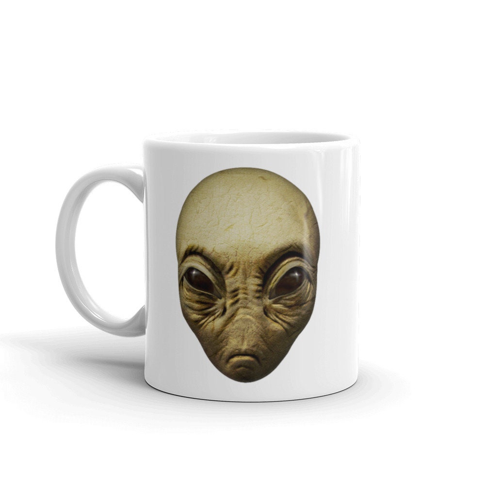 Alien Face Mug, Unique Coffee Mugs, Novelty Coffee Cup, Gift Idea - Etsy