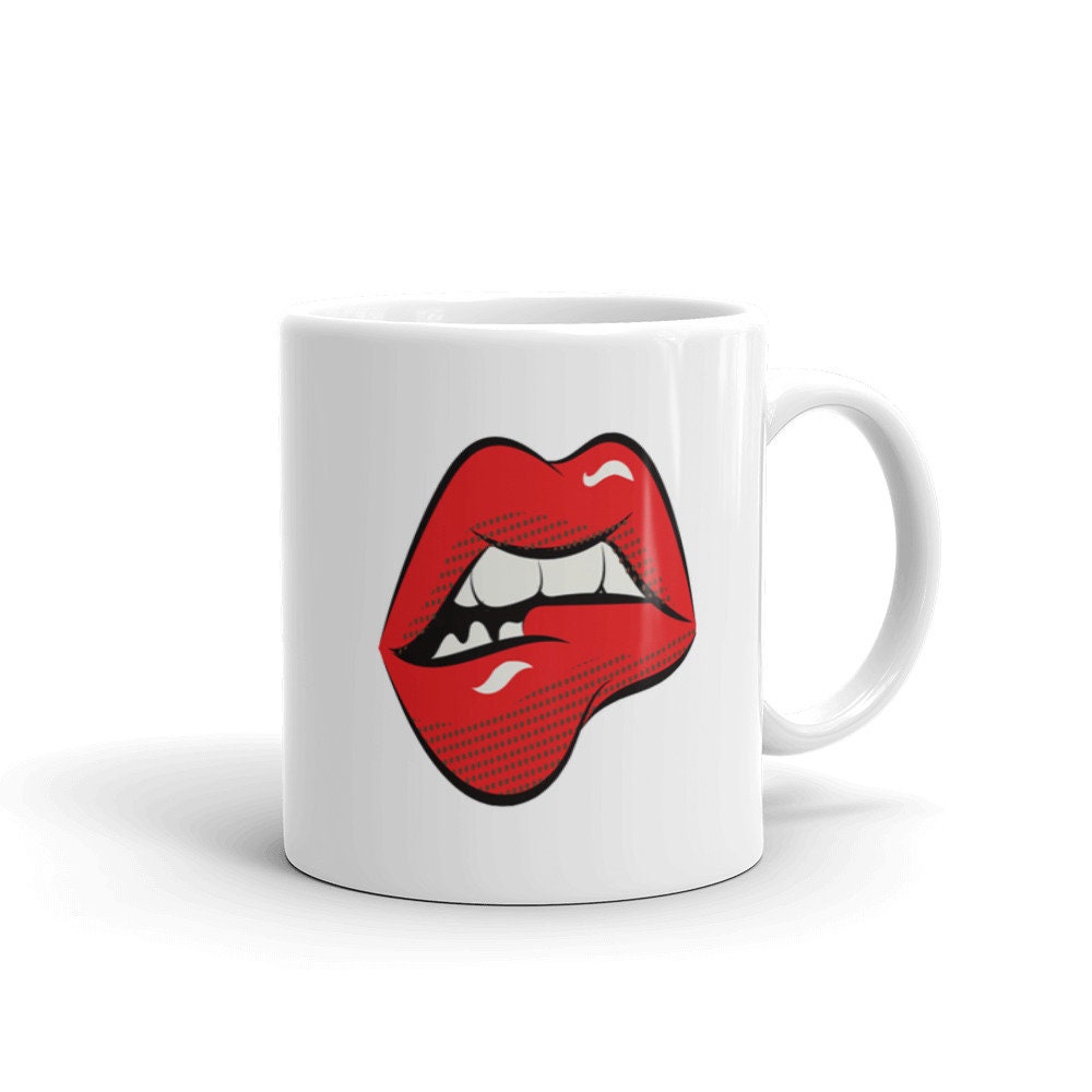 Kissing Lips Mug, Unique Coffee Mugs, Novelty Coffee Cup, Gift Idea - Etsy