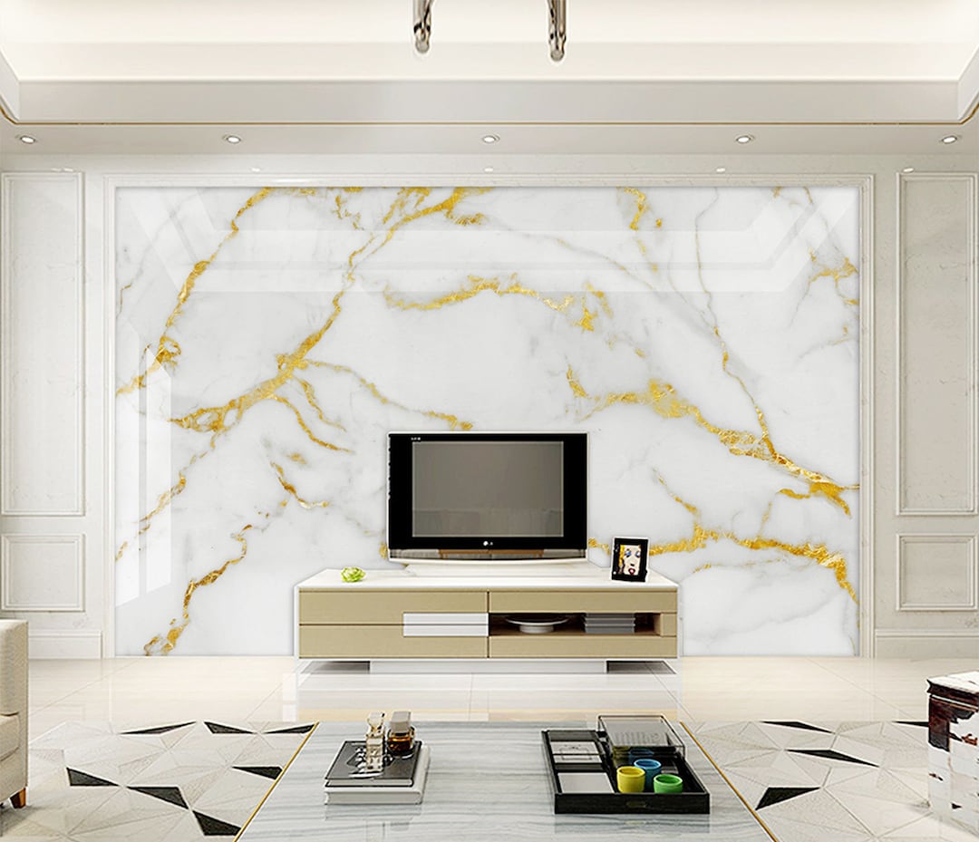 Marble Wallpaper Modern Beautiful Wall Mural for Living Room Bedroom ...