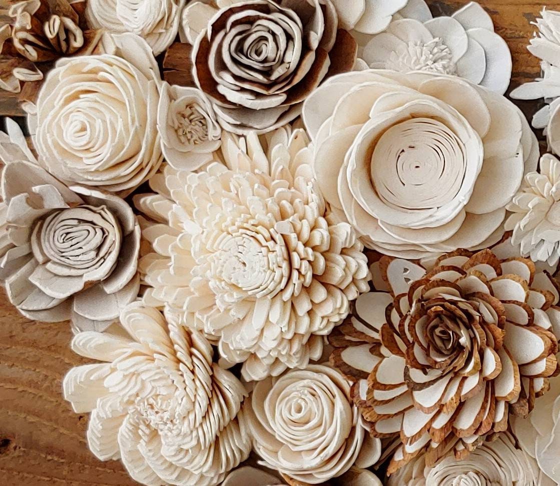 Large Wood Flowers Heart Board Pallet Board Wall Art - Etsy