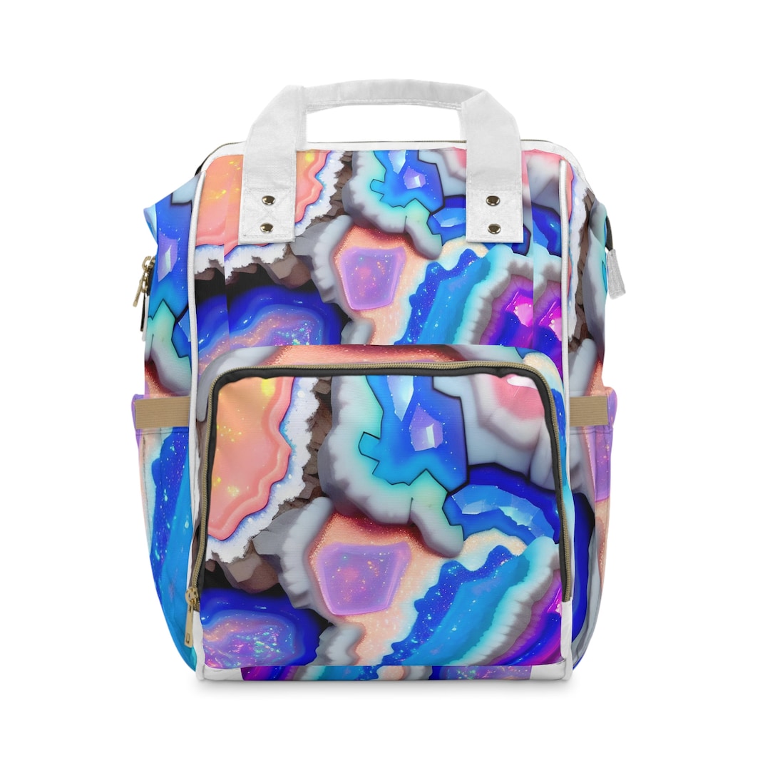 Geode Print Diaper Backpack - Etsy