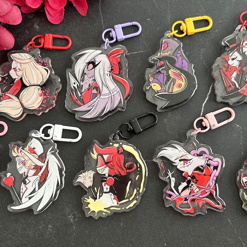 Hazbin Hotel Key Keychain - Etsy