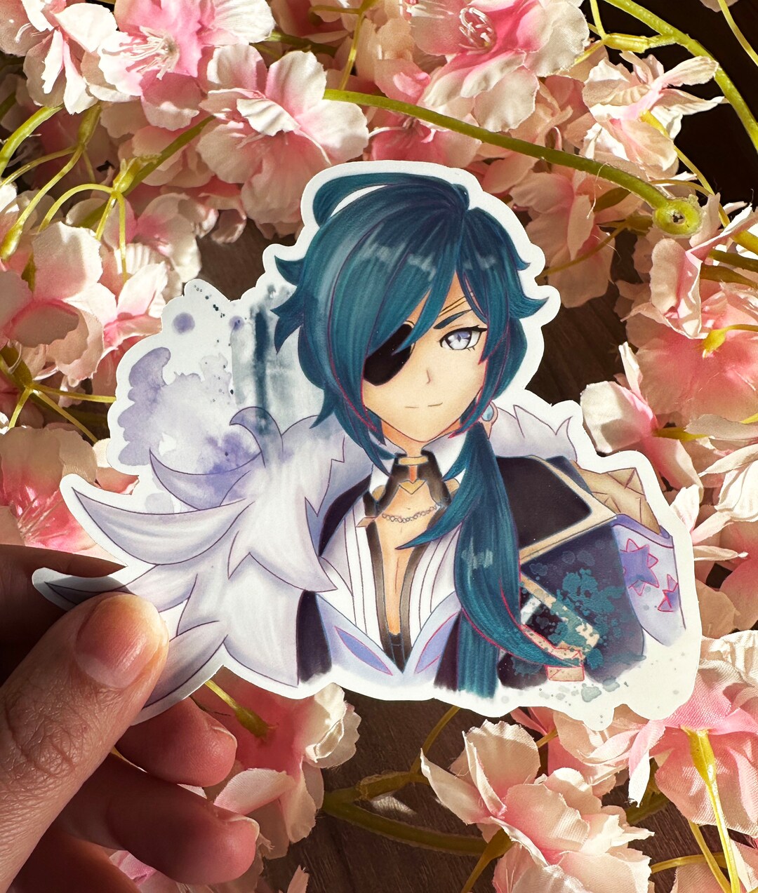 Genshin Impact Vinyl Sticker Kaeya - Etsy
