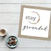 Coffee Bar Sign Bundle, Life Happens Coffee Helps, Stay Grounded ...