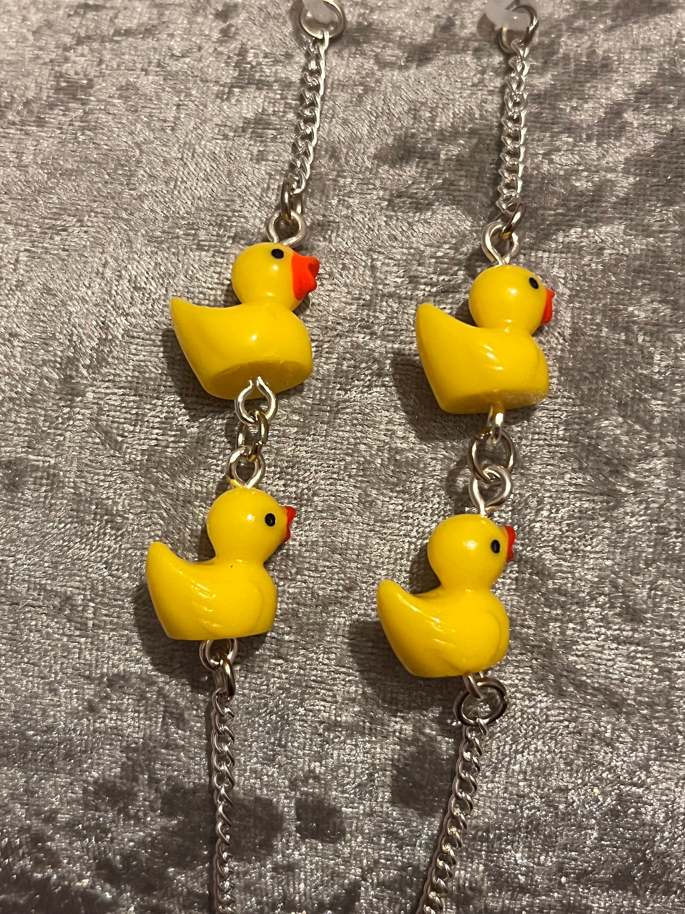 Handmade Funky Fun Duck Spectacle / Glasses Chain. Free Organza Gift ...