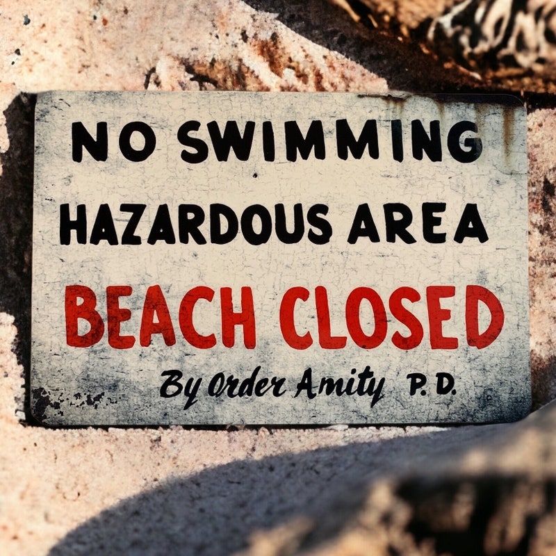 Metal Signs Jaws - Etsy