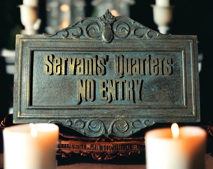 Replica Servant Quarters Plaque Sign Plague - Etsy
