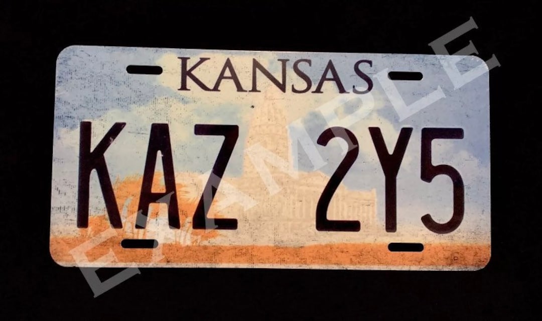 Supernatural TV Dean’s Baby Impala KAZ 2Y5 Replica Prop License Plate ...