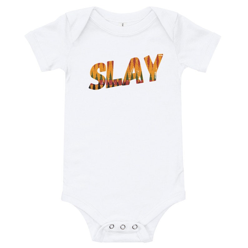 Slay Baby, Unique African Kente Print, Baby Gift Idea, , Infant Baby ...