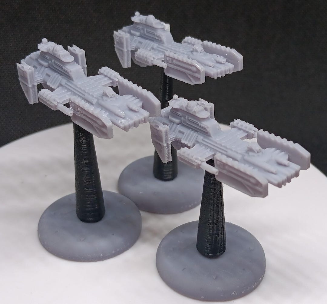Hunter Class Destroyer (set of 3) – Resin 3D Printed Proxy Models for ...