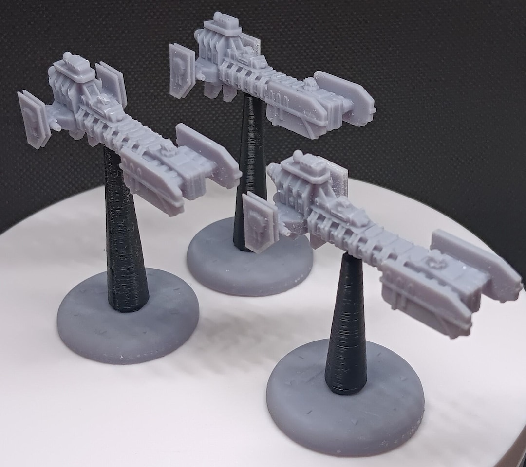 Gladius Class Frigate (set of 3) – Resin 3D Printed Proxy Models for ...