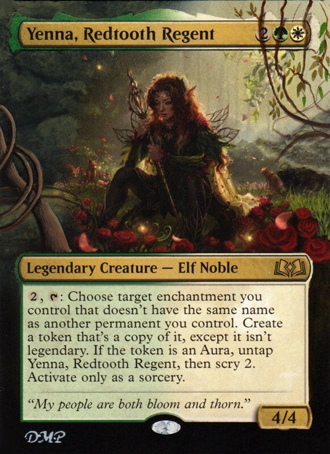 Yenna Redtooth Regent Wilds of Eldraine Selesnya Elf Noble - Etsy