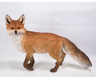Straw Fox Figurine - Etsy