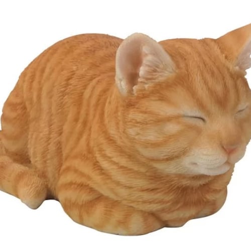 Felted Sleeping Orange Tabby Cat. Memory Pet Portrait. Replica | Etsy