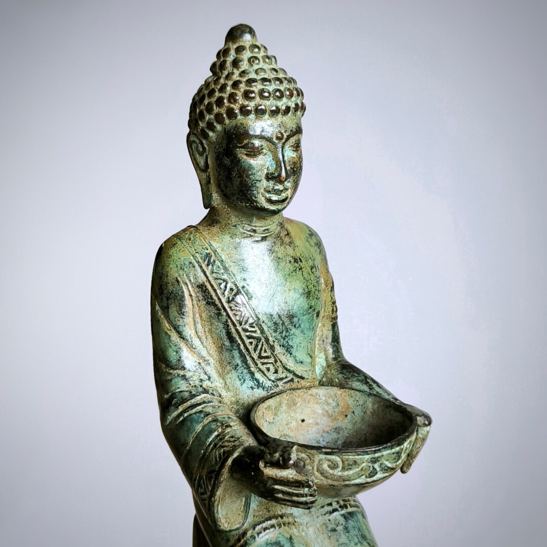 Buddha Statue (with a Bowl) - Etsy